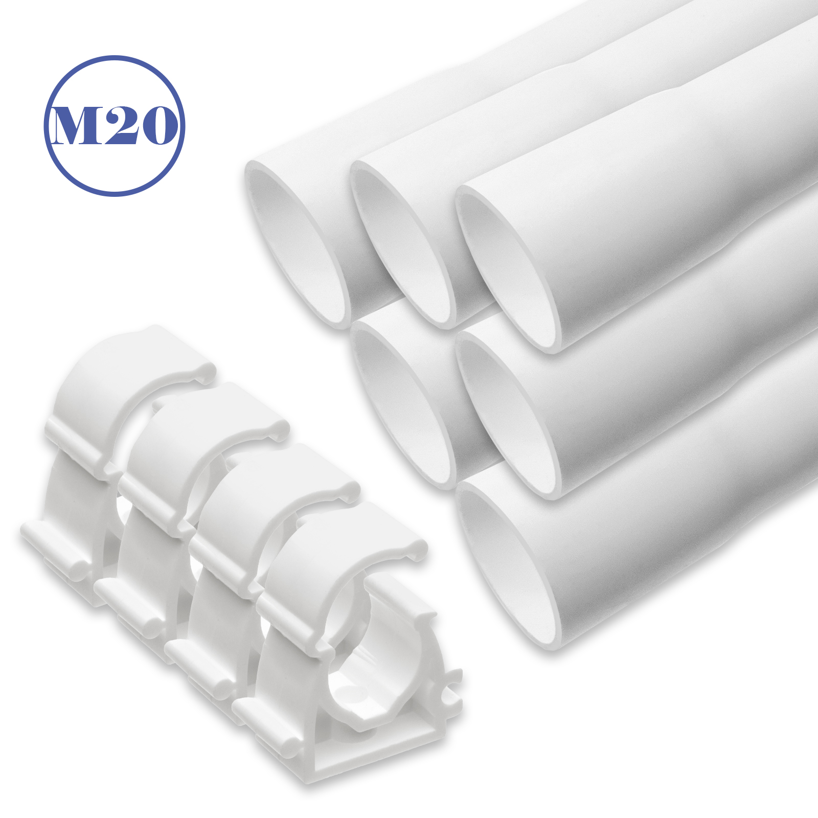 MIDORI® Elektrorohr Stangenrohr Leerrohr PVC Installation Kabel Rohr M ...