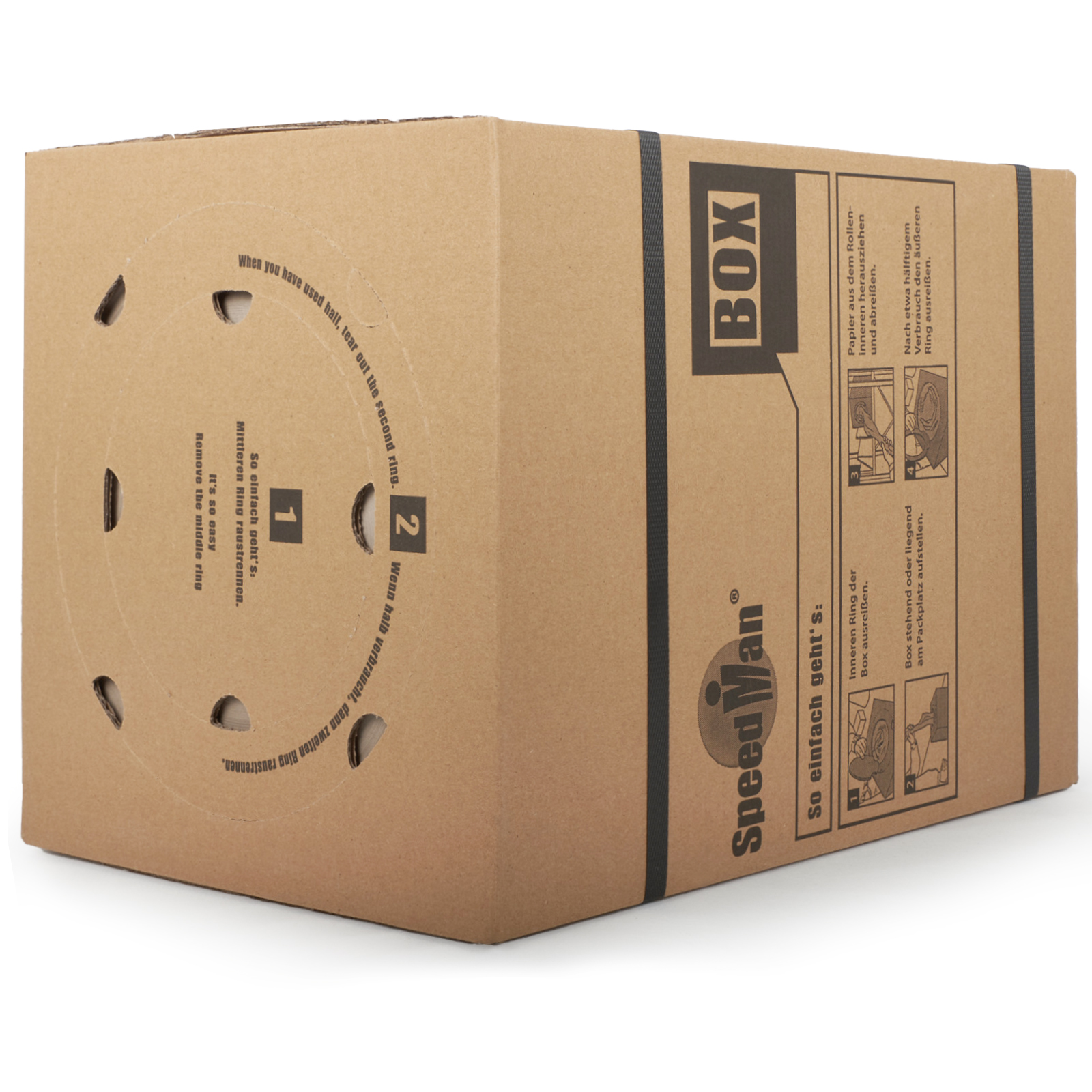 SpeedMan FORMPack Box Packpapier Schrenzpapier Stopfpapier Polster ...